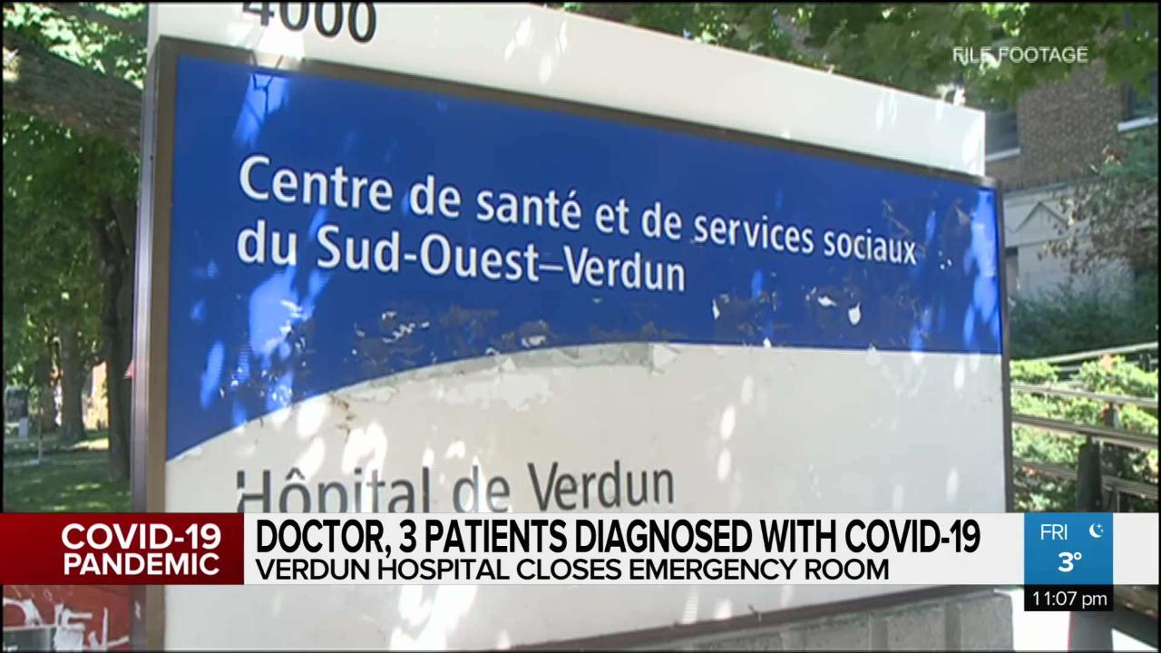Verdun Hospital closes emergency room