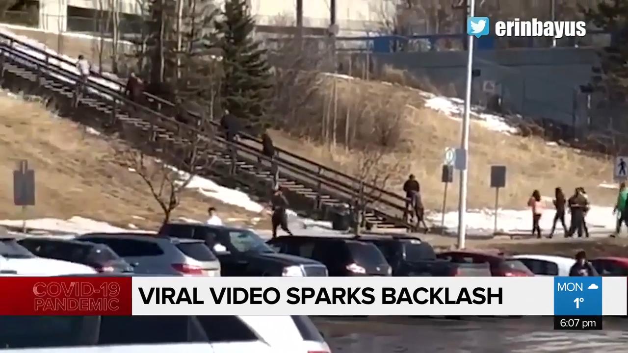 ‘That’s not how you flatten the curve’: Viral video sparks backlash