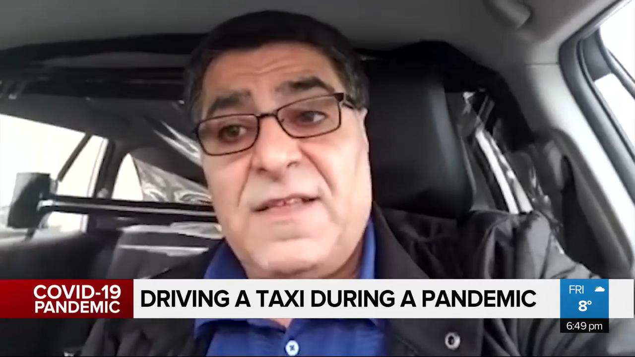 Taxi driver shares what it’s like to operate cab during pandemic