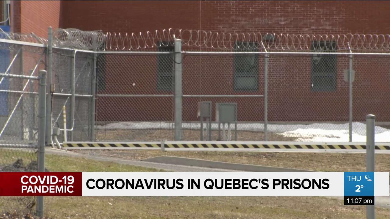 COVID-19 in Quebec prisons
