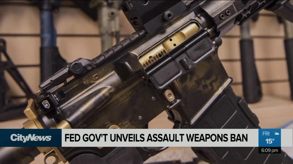 Ban on 1,500 types of 'military-grade' guns announced by feds