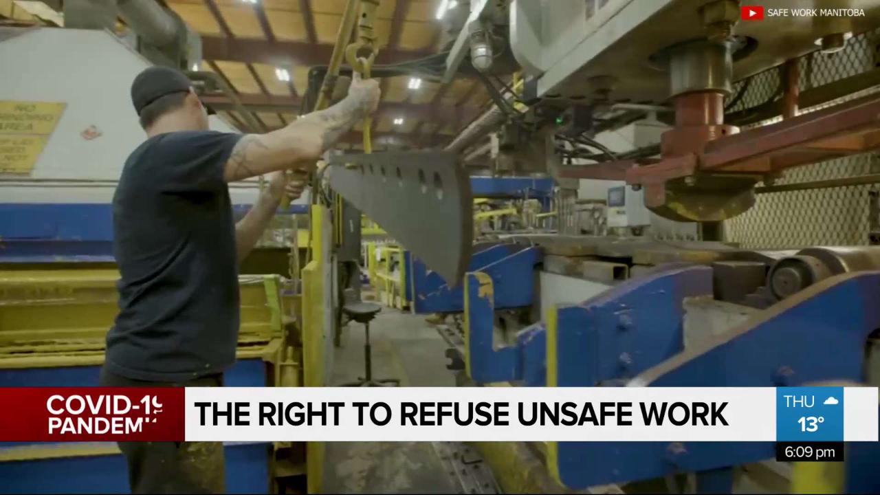 COVID-19 and the right to refuse unsafe work