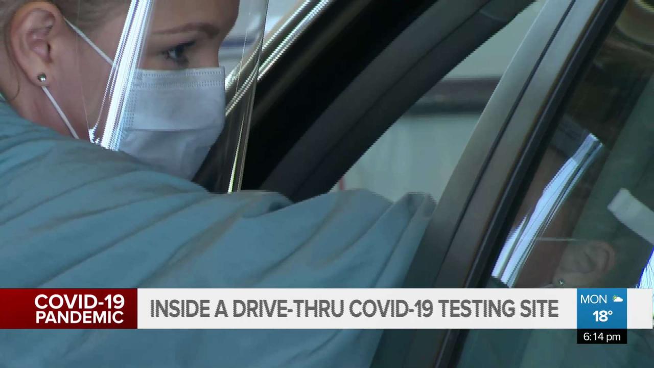 Inside a drive-thru COVID-19 testing site - Video - CityNews Edmonton