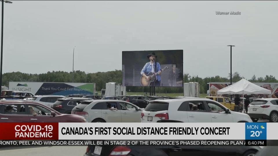 Canada’s first social distance friendly concert