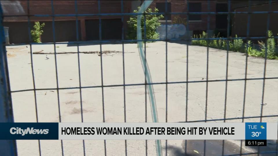 Homeless woman dies after being hit by vehicle