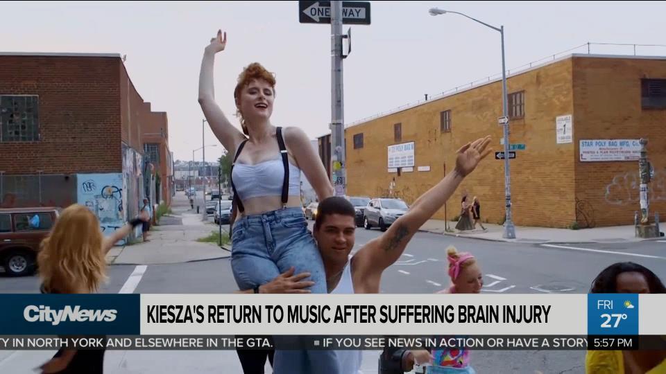 Singer Kiesza's triumphant return to music after brain injury ...