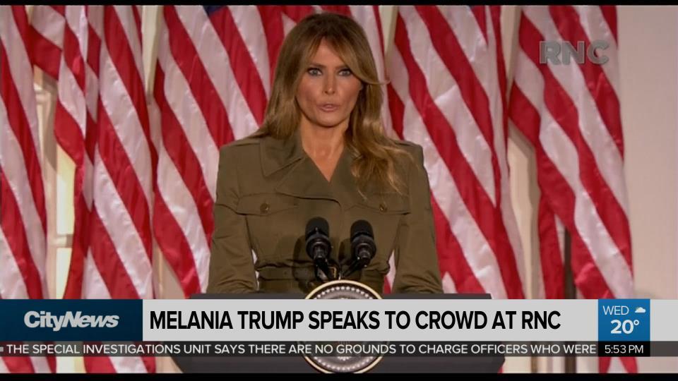 Melania Trump makes case for Trump vote in RNC speech