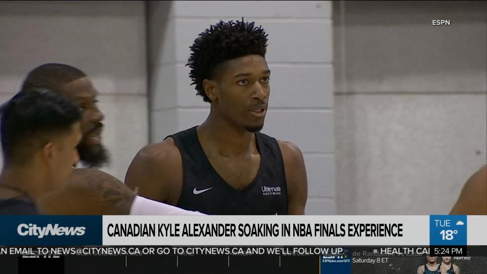 Canadian NBA rookie Kyle Alexander soaking in NBA Finals experience