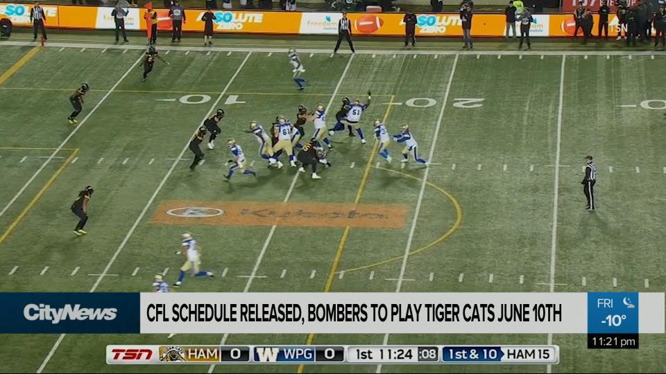 CFL releases 2021 schedule