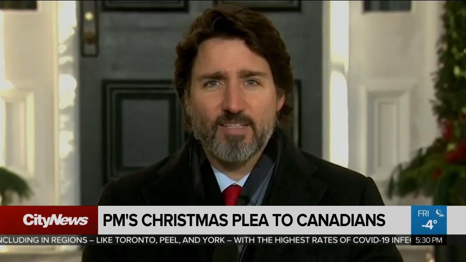 Trudeau's Christmas wish: stay safe