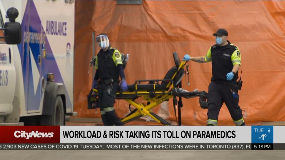Pandemic workload and risk taking its toll on paramedics | CityNews Toronto